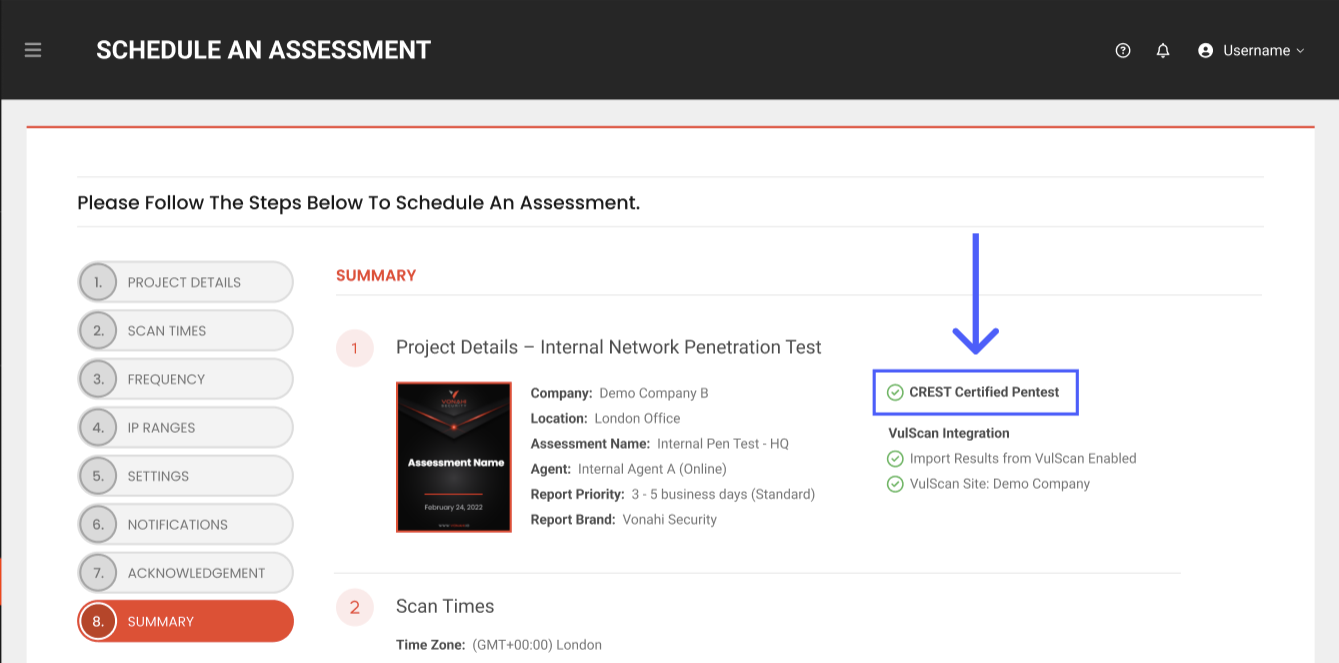 CREST-certified pentest